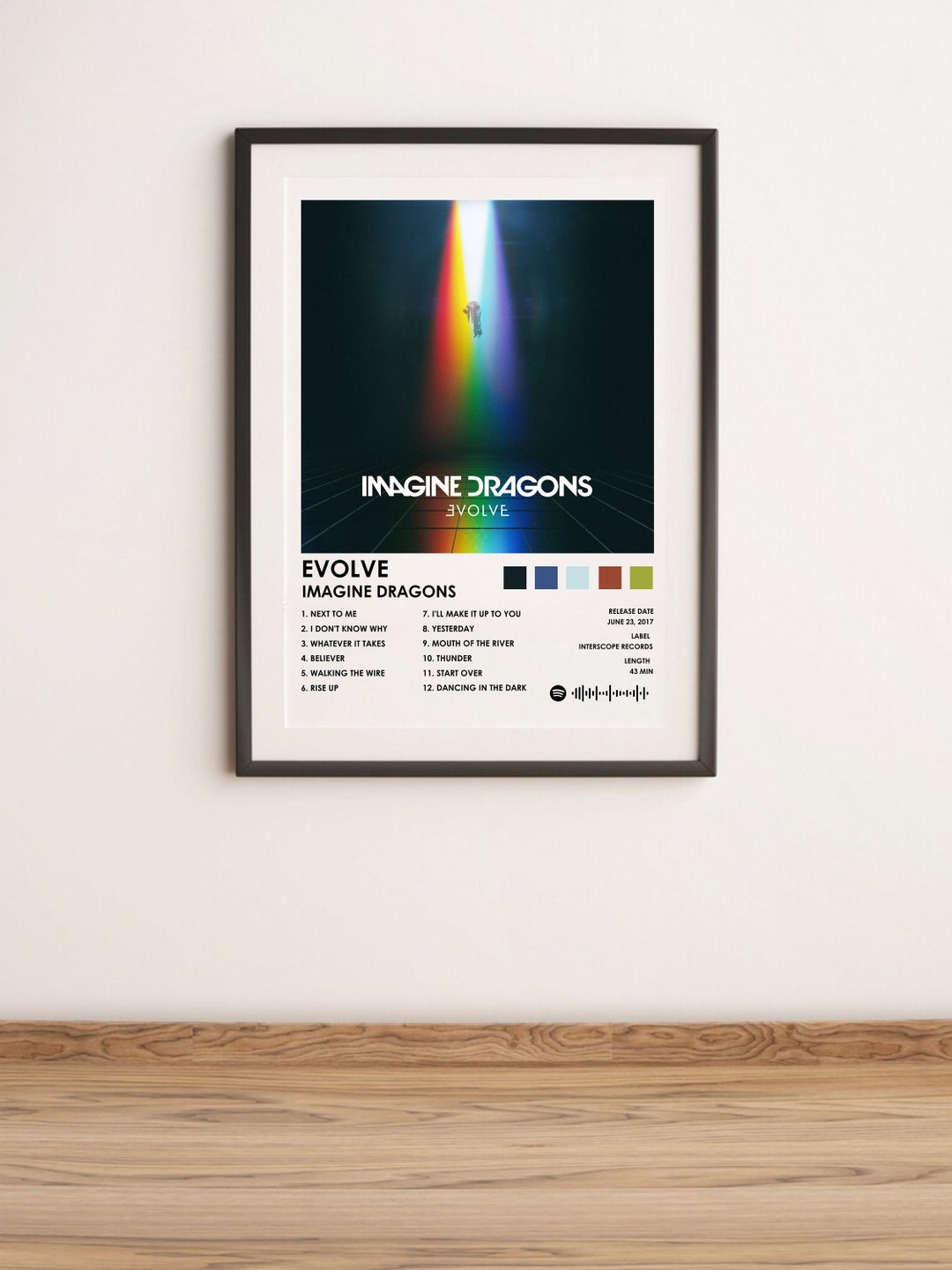 Imagine Dragons Evolve Imagine Dragons Album Album Cover Poster A5 A4 ...
