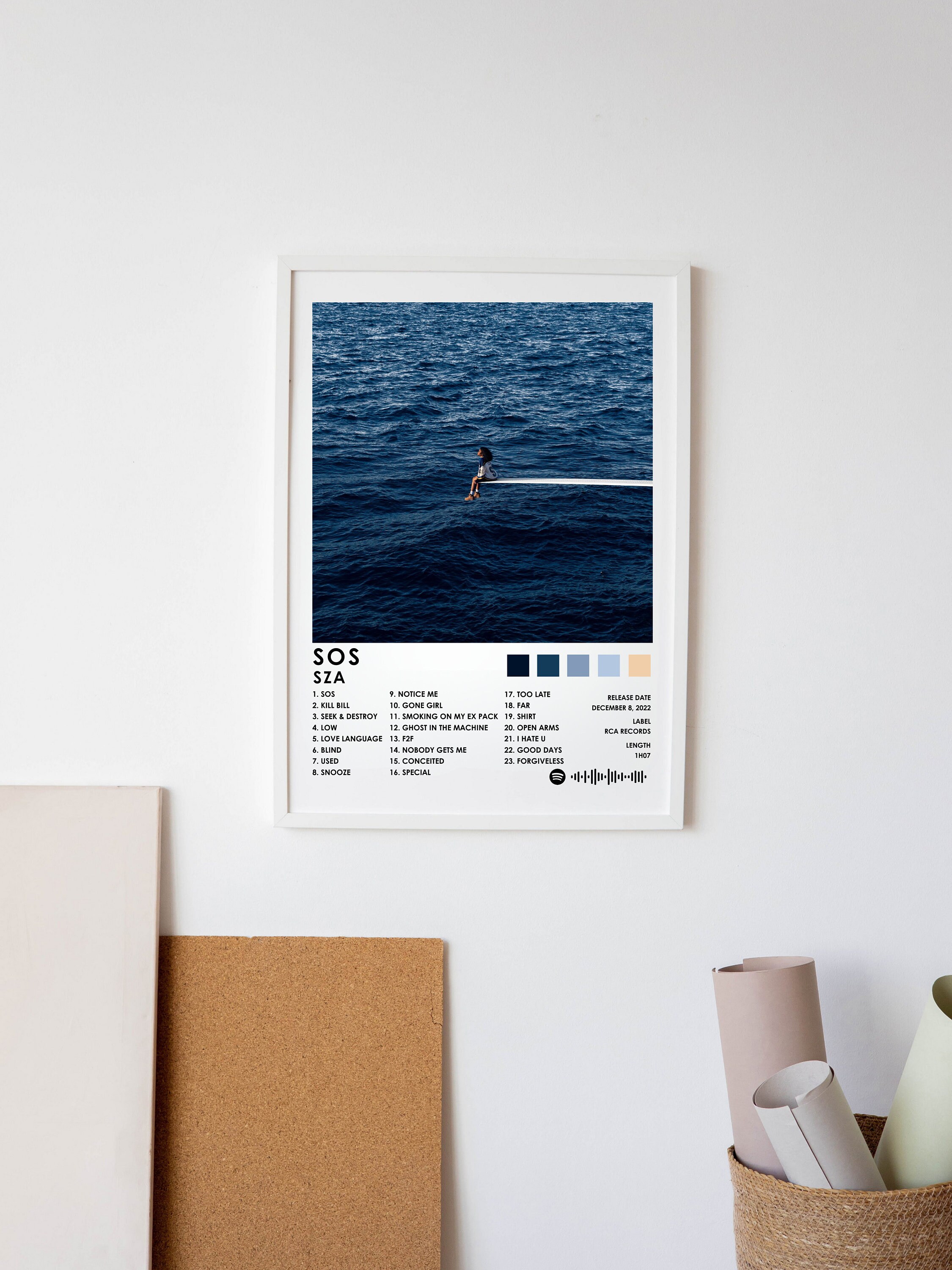 SZA SOS SZA Album Album Cover Poster A5 A4 A3 A2 - Etsy UK