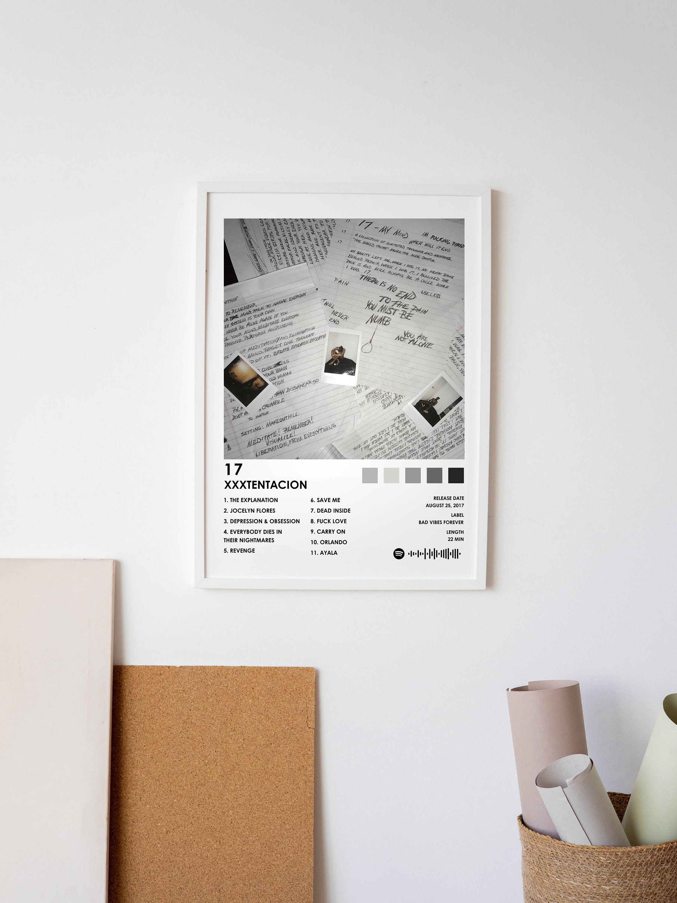 Xxxtentacion 17 Xxxtentacion Album Album Cover Poster A5 A4 A3 A2 ...
