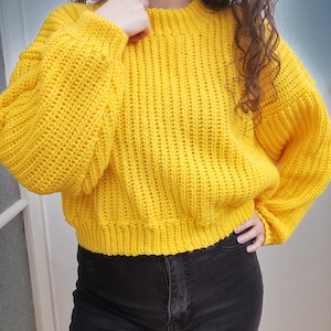 Crochet Pattern - Basic Ribbed Crochet Sweater - Etsy