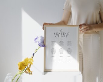 Seating Chart Signage - Etsy
