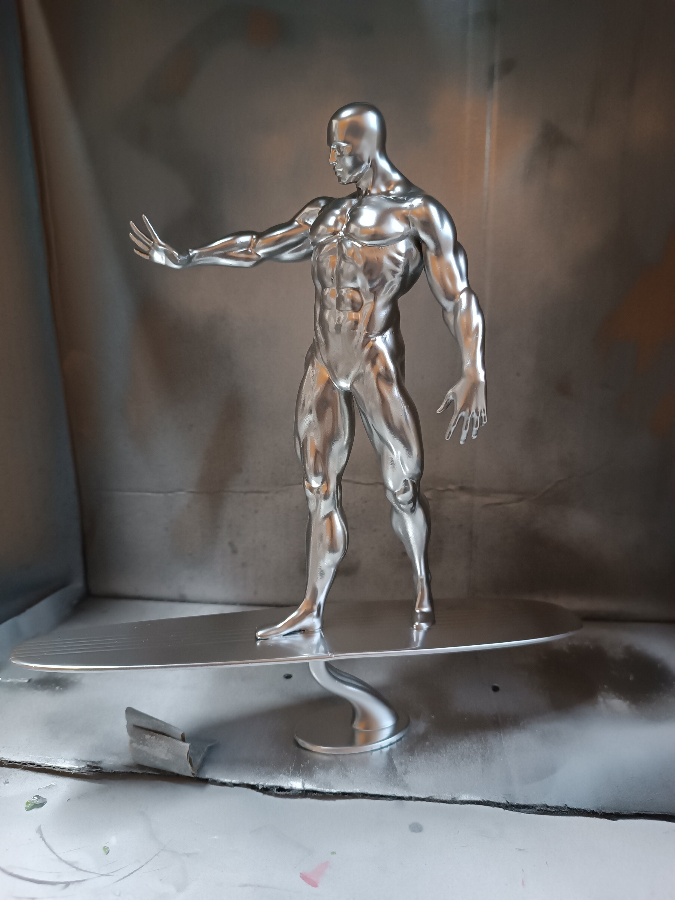 Silver Surfer Statue Figure 3d Printed - Etsy