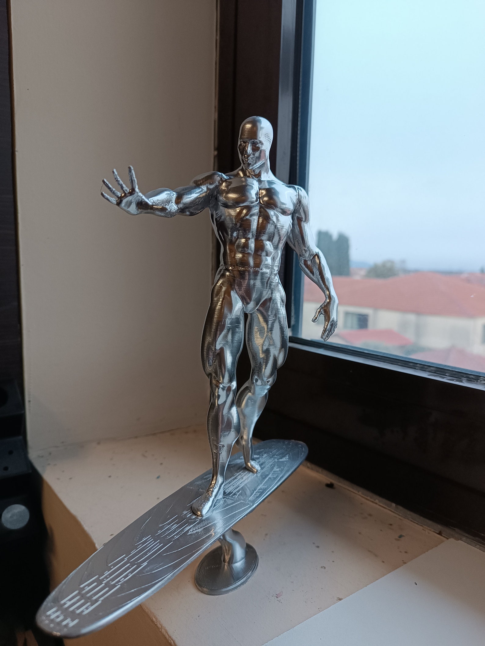 Silver Surfer Statue Figure 3d Printed - Etsy