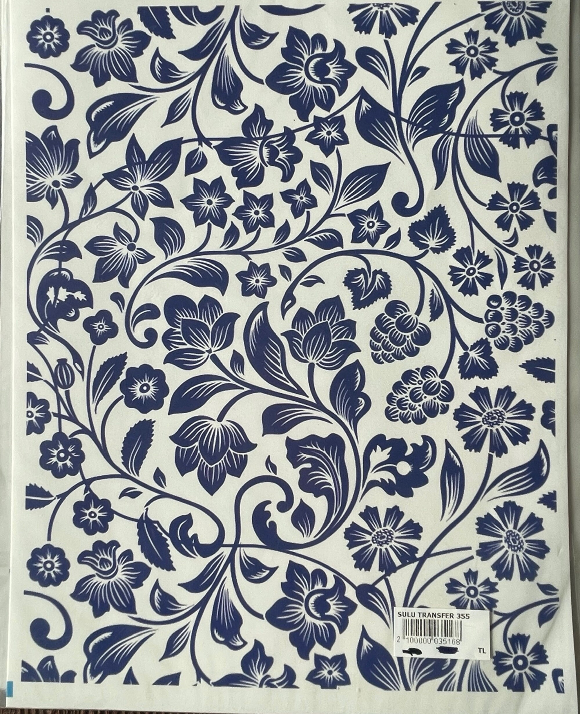 Blue Flowers Waterslide Decals, Custom Waterslide Transfer for ...