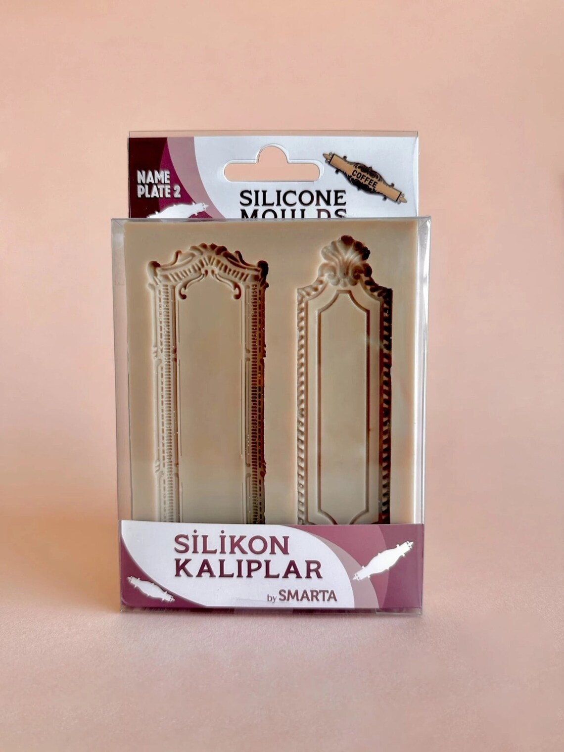 Name Plate Polymer Clay Moulds, Silicone Molds for Name Badges, Polymer ...