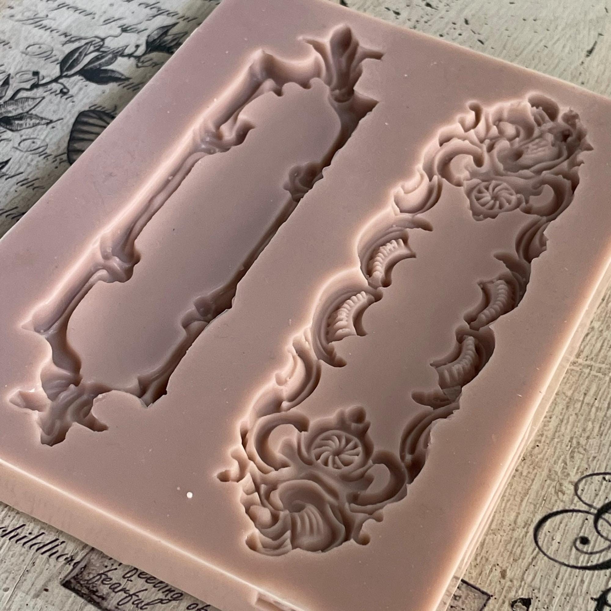 Name Plate Polymer Clay Moulds, Silicone Molds for Name Badges, Polymer ...