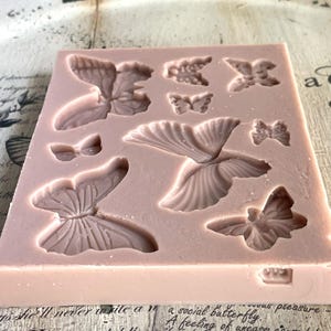 Butterfly Silicone Molds - Polymer Clay Moulds - Molds for Jewelry ...