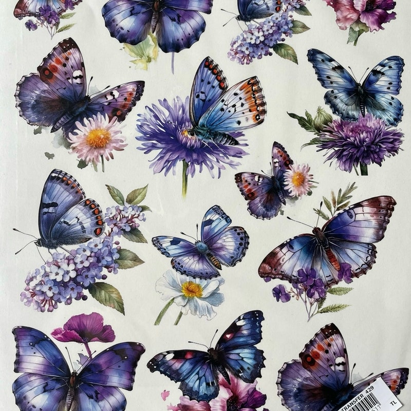 Butterfly Transfer - Etsy
