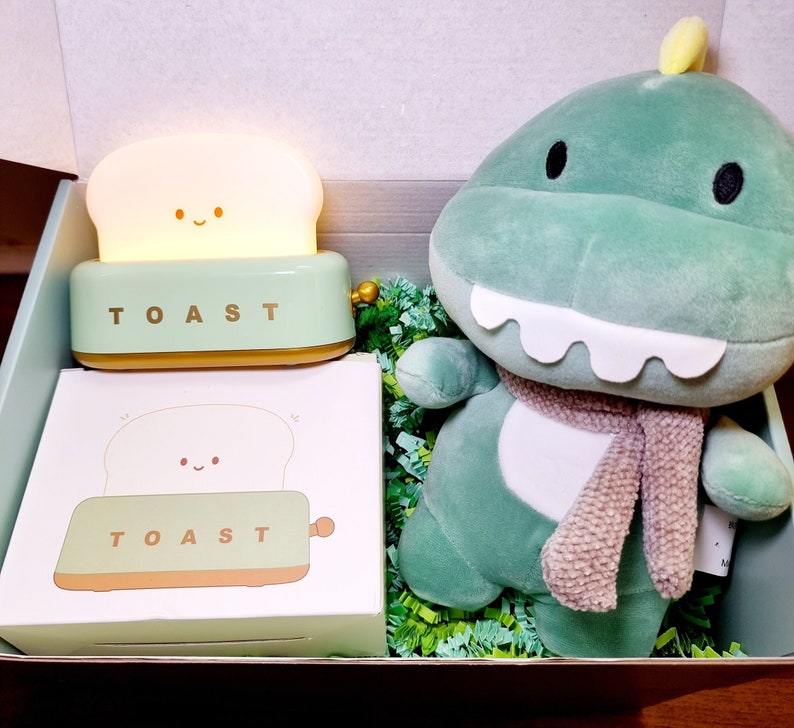 Plushie Green Toast Light, 3 Options, Kawaii Gift Box - Etsy