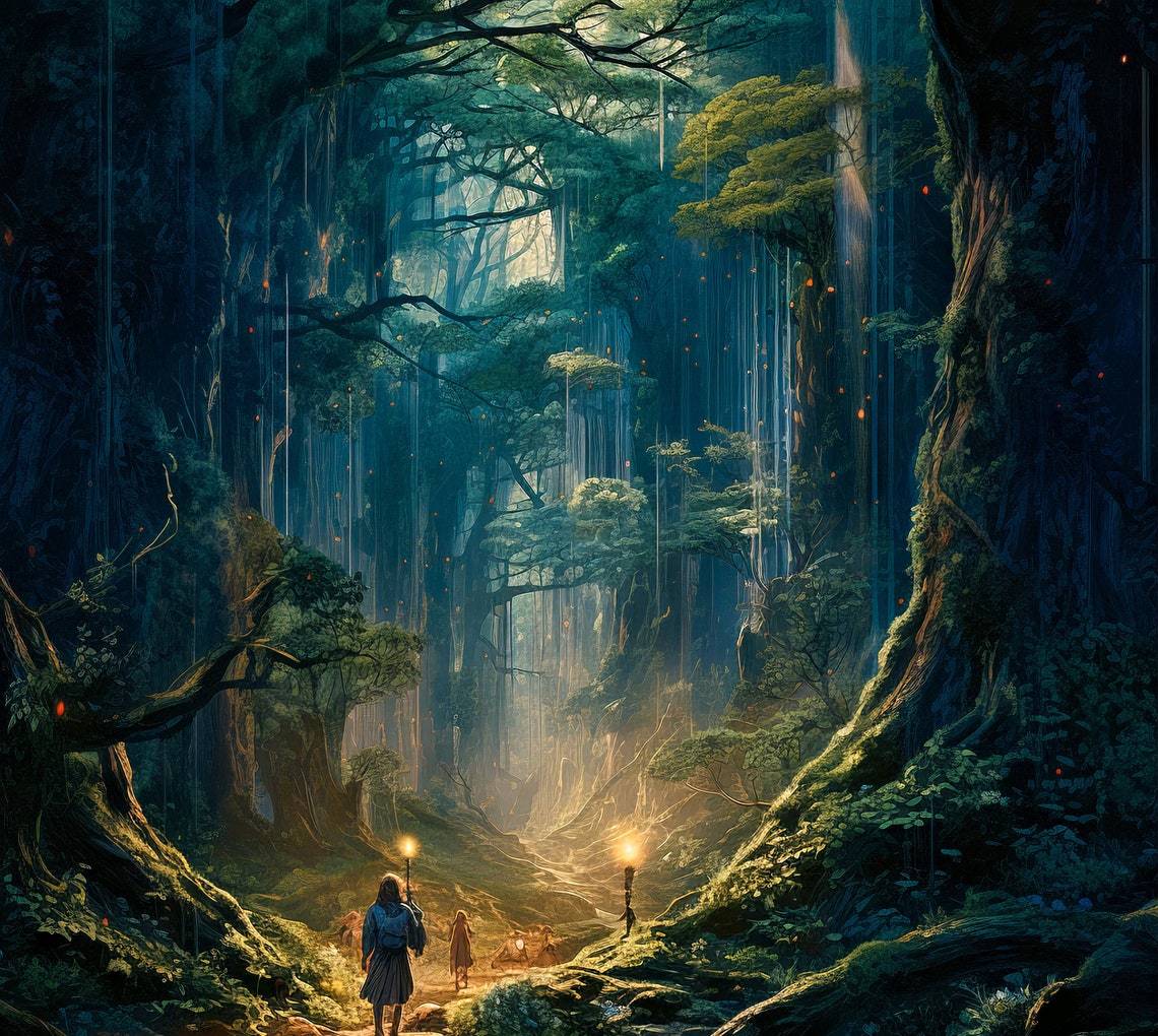 Secrets of the Whispering Trees Digital High-resolution Perfect Picture ...