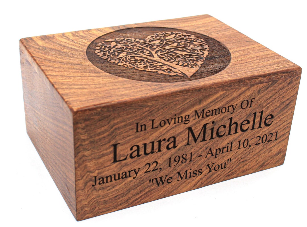 Personalized Urn Cremation Urn for Adult Human Ashes Tree of Life ...