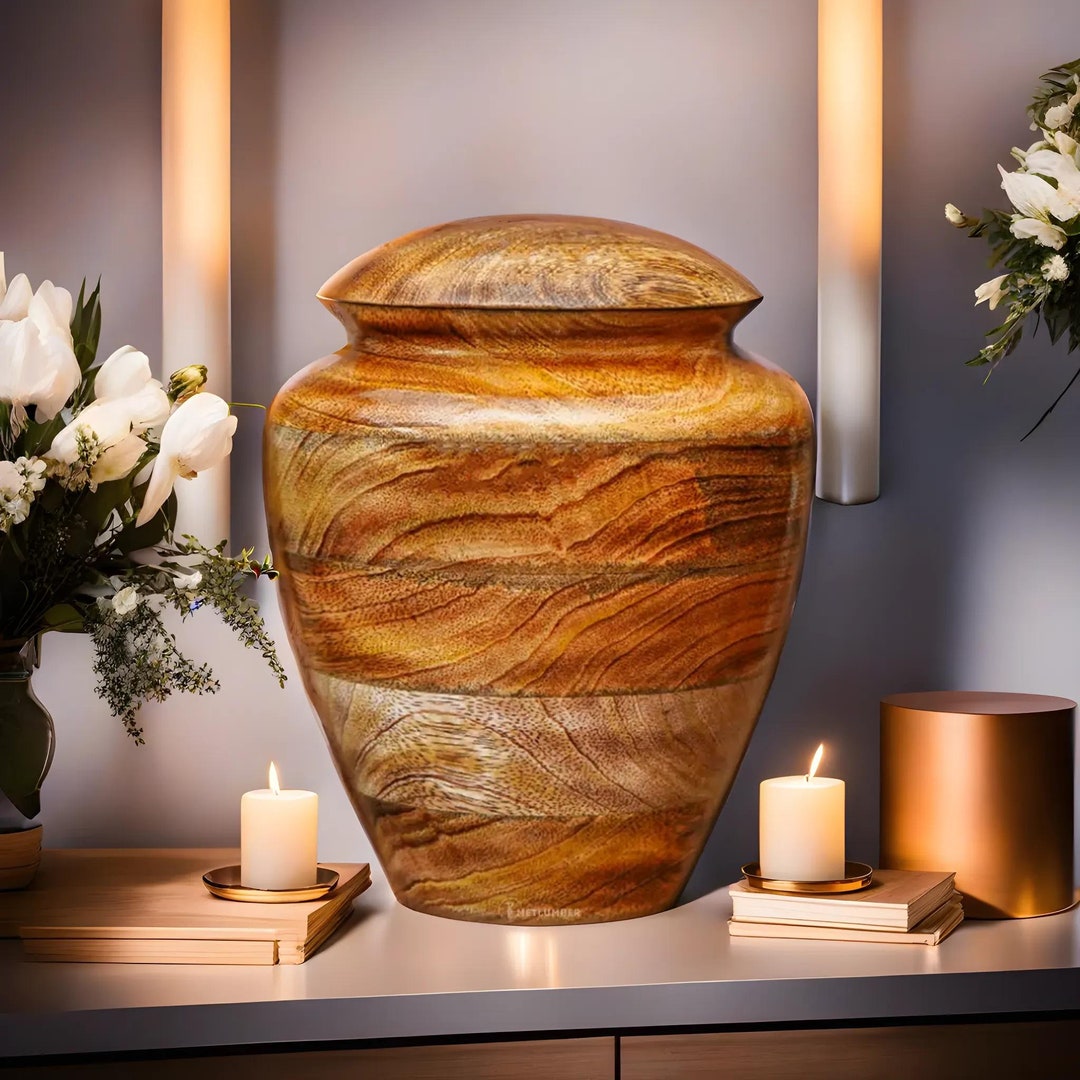 Personalized Cremation Urn for Human Ashes Adult Male Female Torched ...