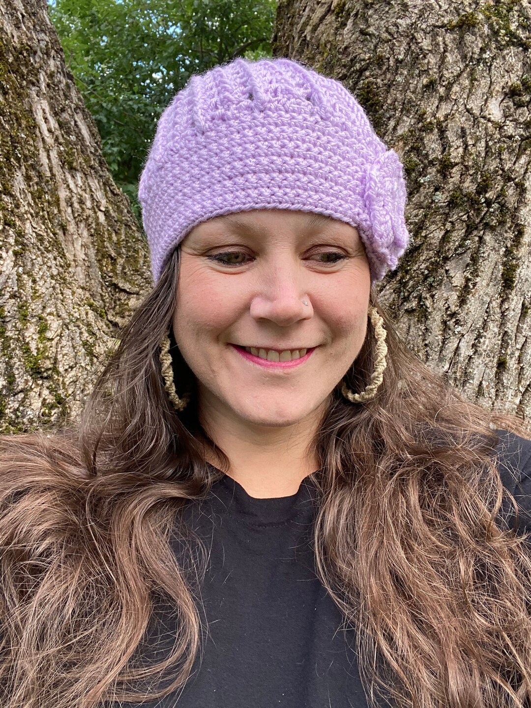 Crochet Flower Hat Cute Flower Hat Crochet Winter Hat Knit Winter Hat Flower Hat For Girls