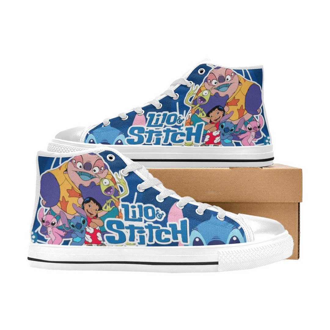Lilo and Stitch Custom High Top Shoes Sneakers Canvas Unisex - Etsy