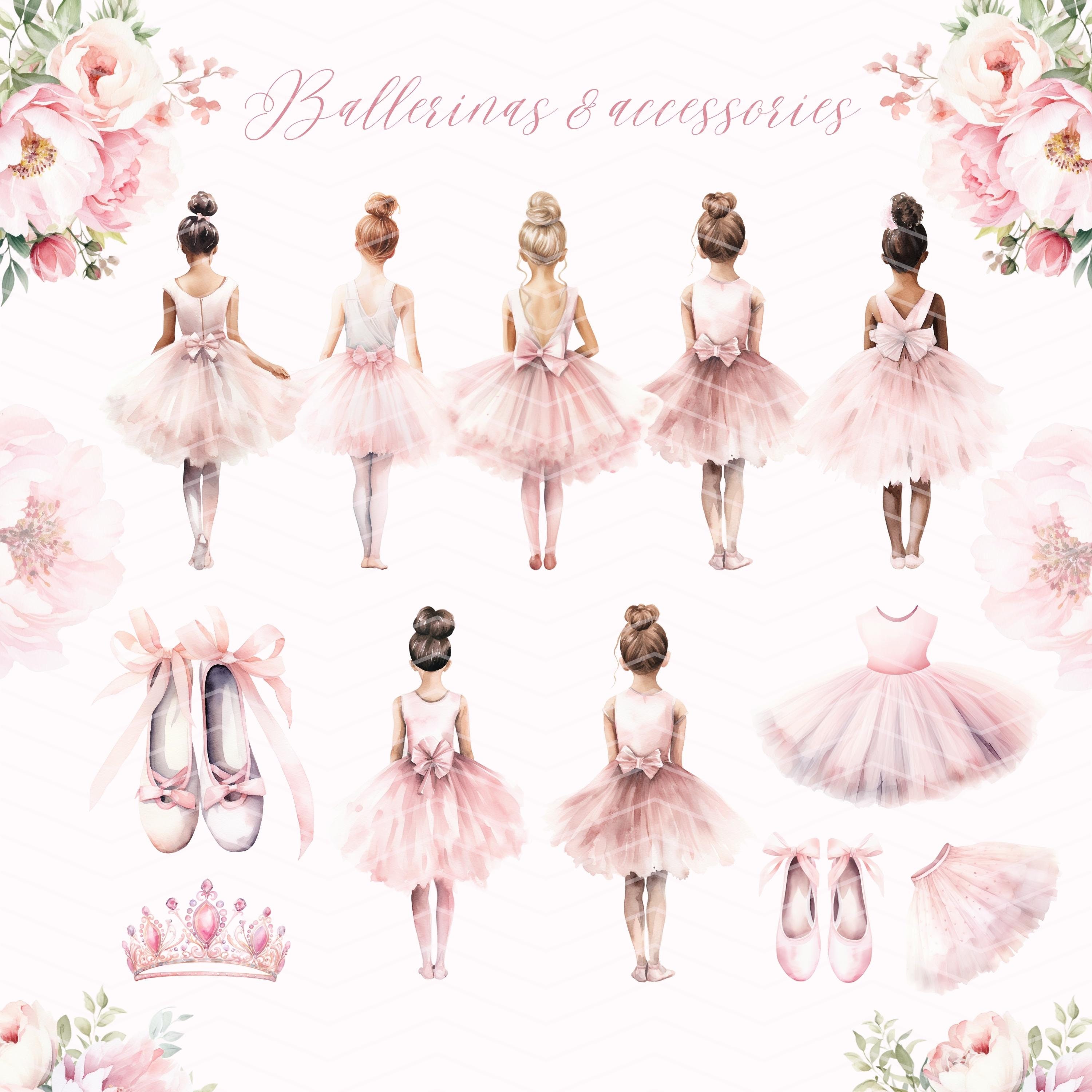 Watercolor Ballerina Clipart Swan Lake Clipart Ballerina - Etsy Australia