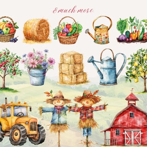 Cute Farm Animal Clipart, Farm Friends, Farm Baby Animals, Little ...