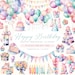 Watercolor Pastel Birthday Clipart Bundle (digital Download) - Etsy