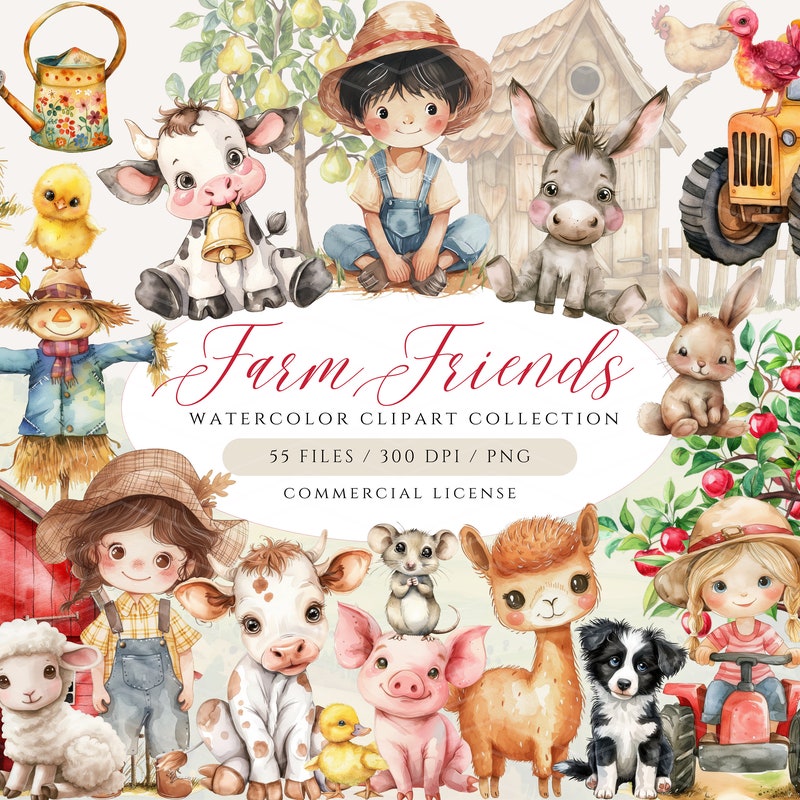 Farm Friends - Etsy