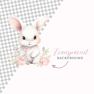 Watercolor Floral Alphabet Clipart, Pink Alphabet PNG, Baby Milestone ...