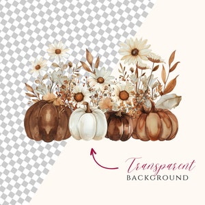 Watercolor Autumn Clipart Bundle: Cottagecore Fall Graphics (PNG ...