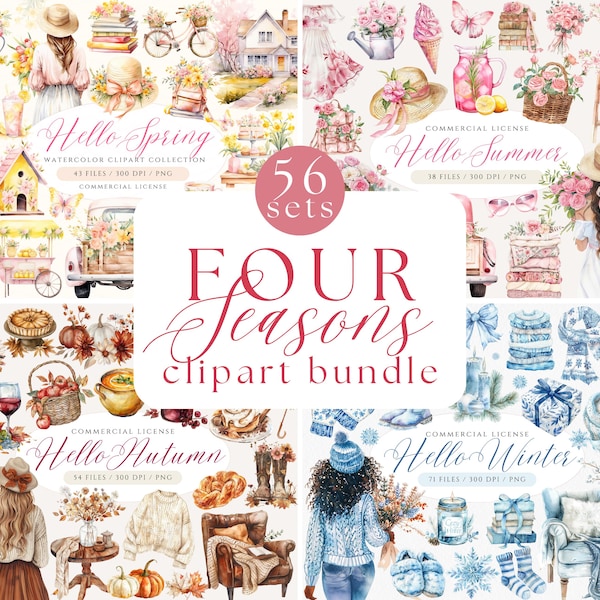 Four Seasons Art - Etsy