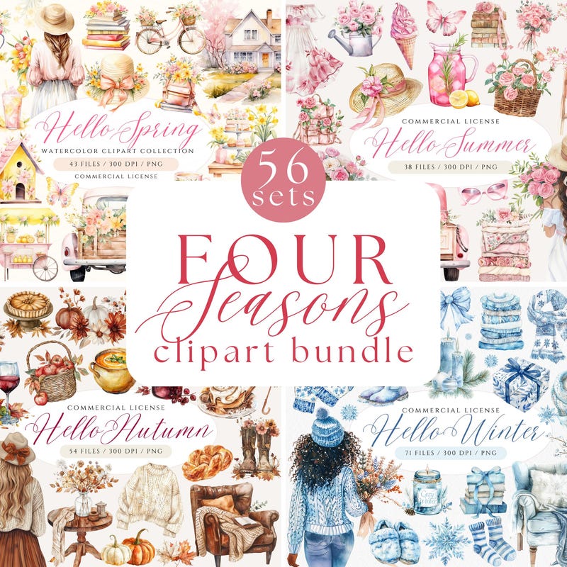 Four Seasons Art - Etsy