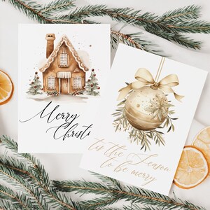 Watercolor Christmas Clipart Bundle: Cozy Holiday PNG (digital Download ...