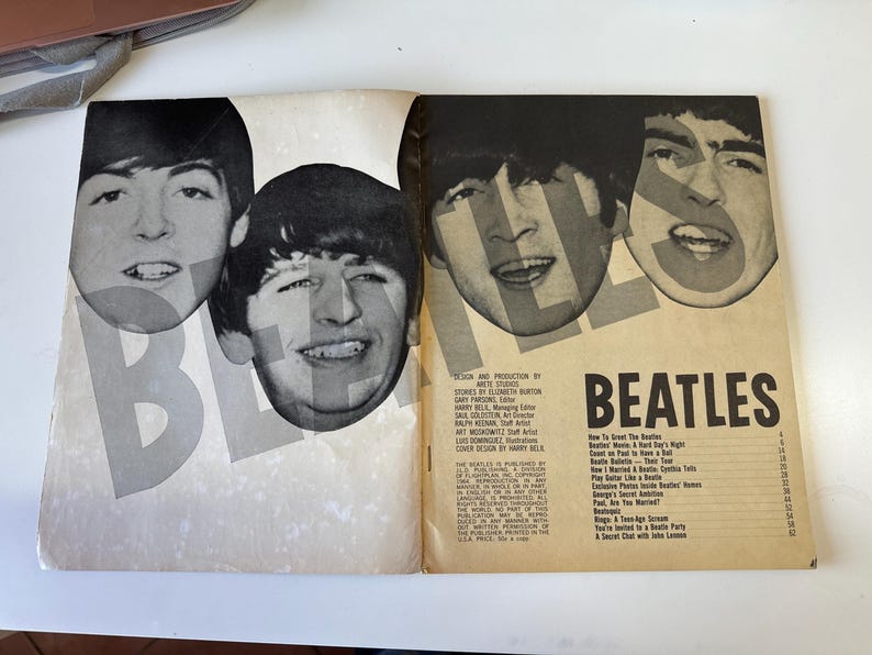 The Beatles Beatles! Beatles! Beatles! Magazine, Complete 66 Pages ...