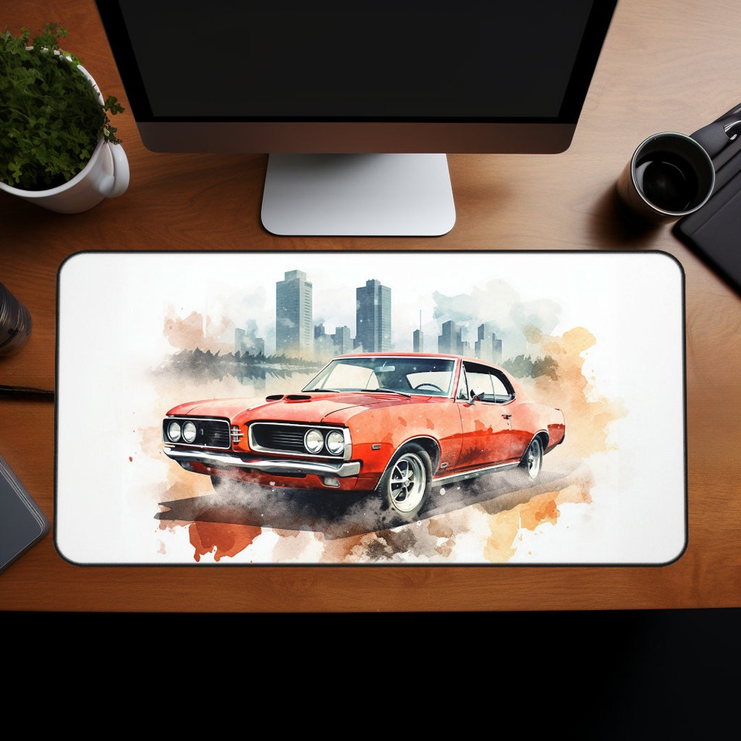 Muscle Car Desk Mat Aesthetic for Office and Home XXL XL L - Etsy
