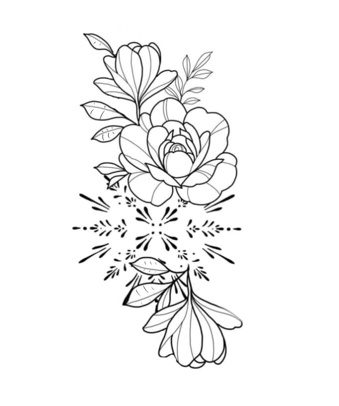 Unique Digital Tattoo Design - Etsy