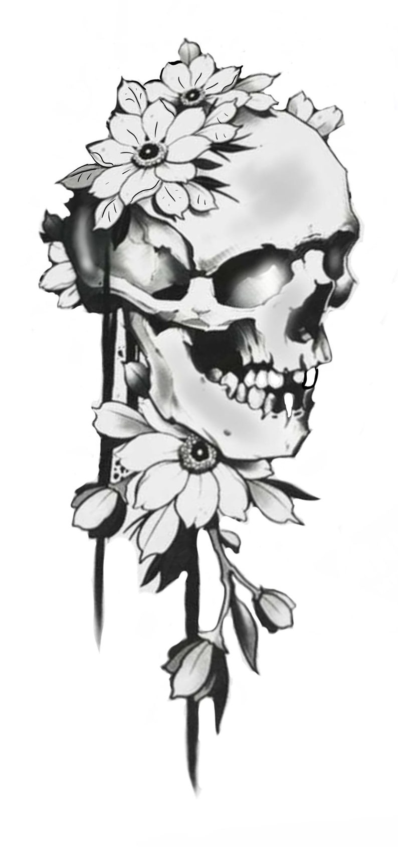 Unique Digital Tattoo Design - Etsy