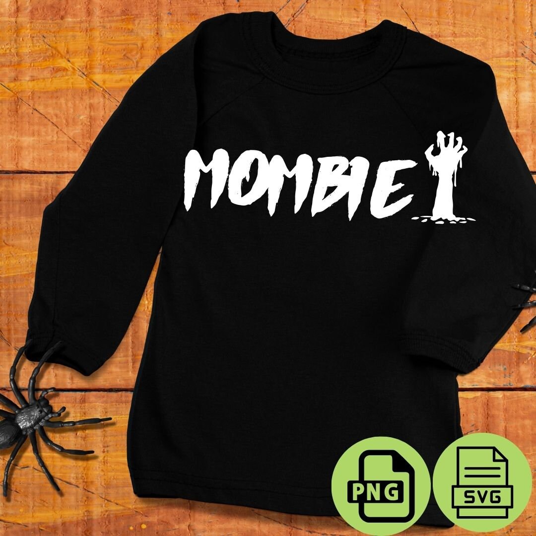 Mombie PNG, Spooky Season Shirt, Gifts for Mom, Funny Halloween - Etsy