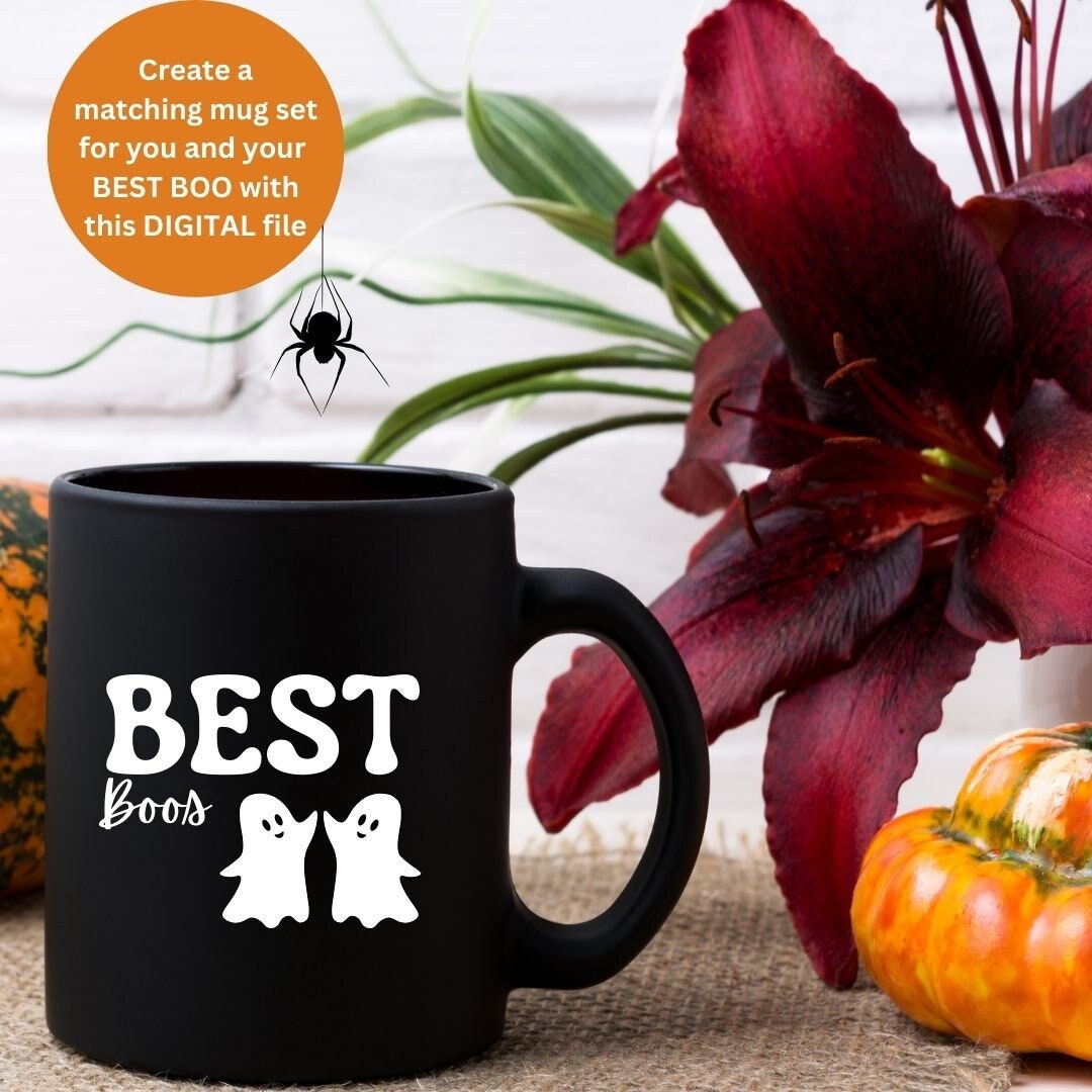 Ghost Besties PNG, Spooky Season, Best Friend Gift, Teacher Gifts ...
