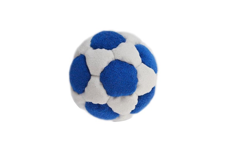 Footbag (hacky Sack Bag) 32 Panels Blue / White Ref. 411 - Etsy