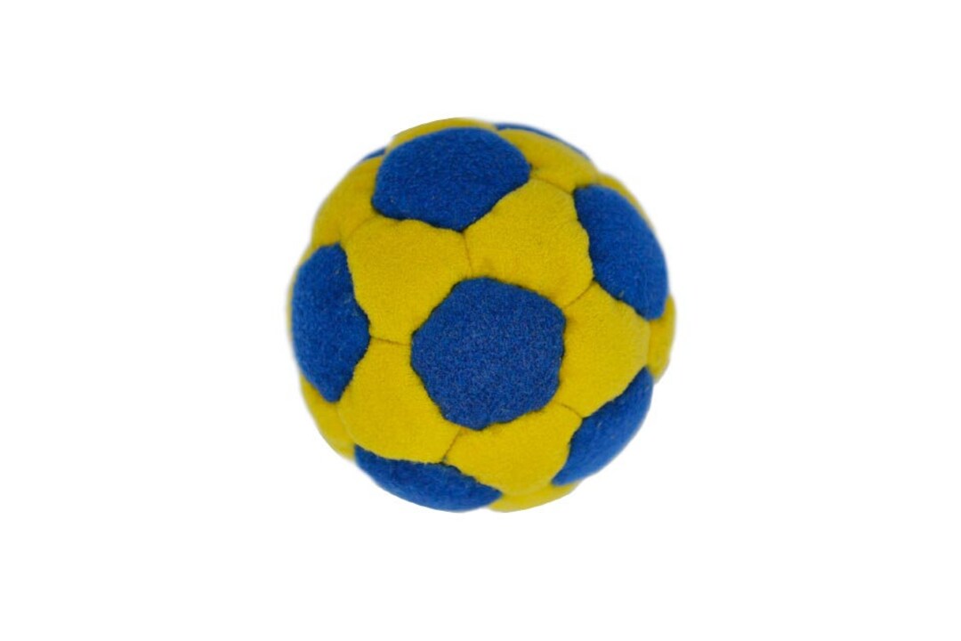 Footbag ( Hacky Sack Bag ) 32 Panels Yellow / Blue Ref. 429 - Etsy