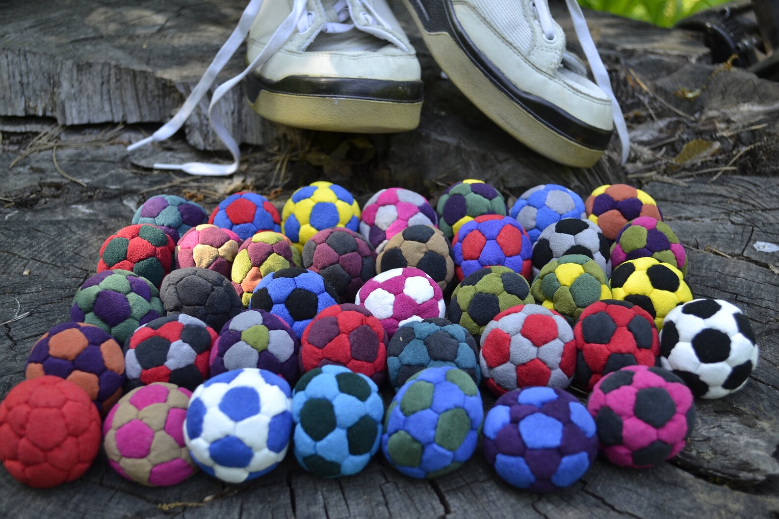 Footbag (hacky Sack Bag) 32 Panels Blue / White Ref. 411 - Etsy