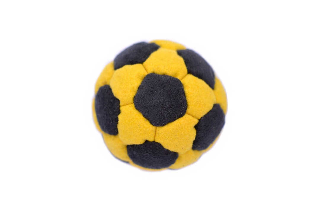 Footbag (hacky Sack Bag) 32 Panels Yellow / Black Ref. 549 - Etsy