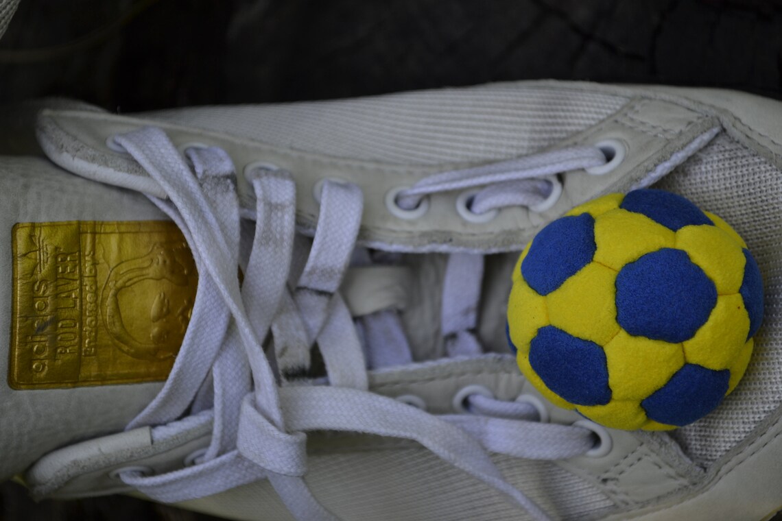 Footbag (hacky Sack Bag) 32 Panels Blue / White Ref. 411 - Etsy