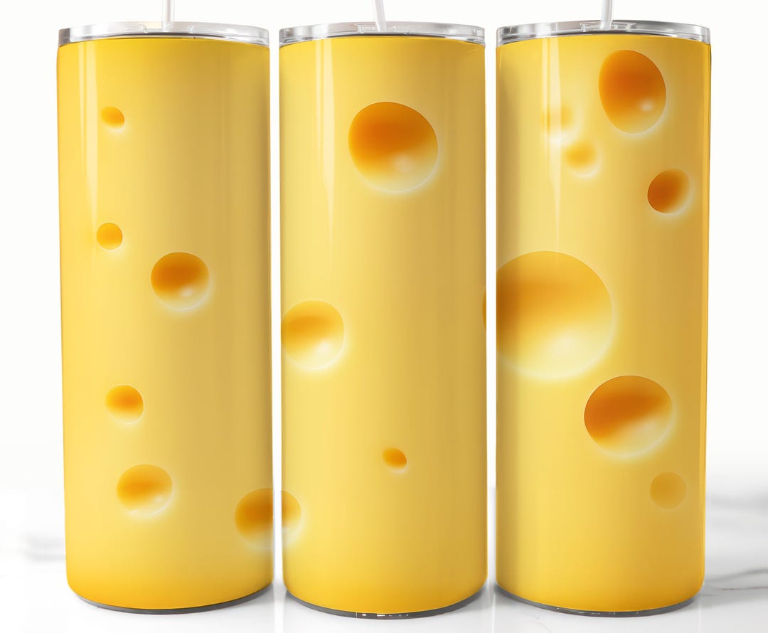 Cheese Tumbler Wrap 20 Oz Skinny Seamless Tumbler Sublimation Design ...