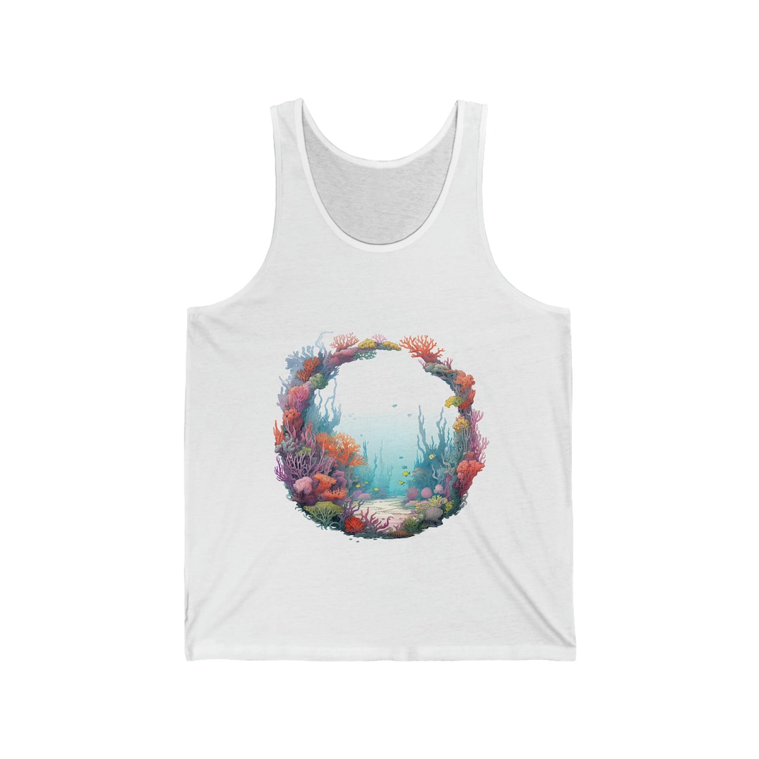 Unisex Moebius-inspired Coral Reef Tank Top - Etsy