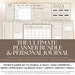 Full Planner Bundle Printable Planner Goals, Habits Growth Mindset Self ...