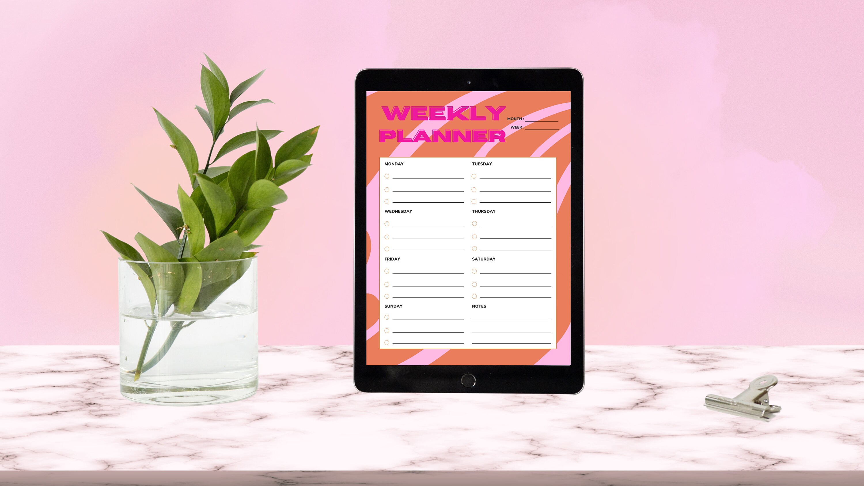 Weekly Planner Bundle Focus Productivity Planner Planner Bundle 2024 ...