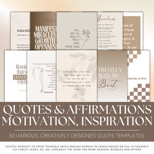 30 Instagram Motivational Quote Template Canva | Editable Quotes ...