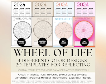 Wheel of Life Balance - Etsy