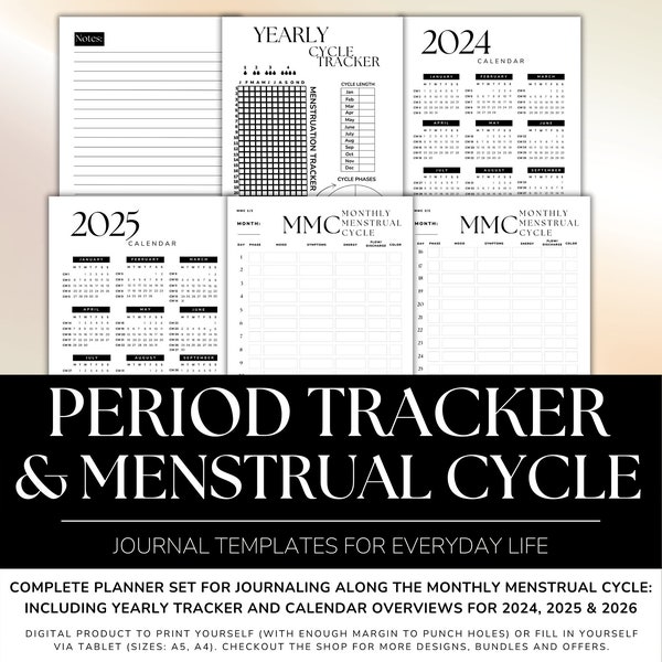 Hormones and Mood Tracker - Etsy