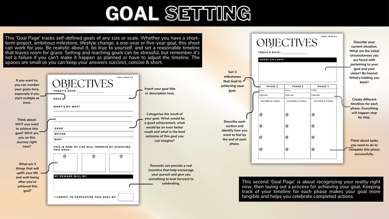 Daily Check in Digital & Printable Journal Mindfulness, Self-reflection ...