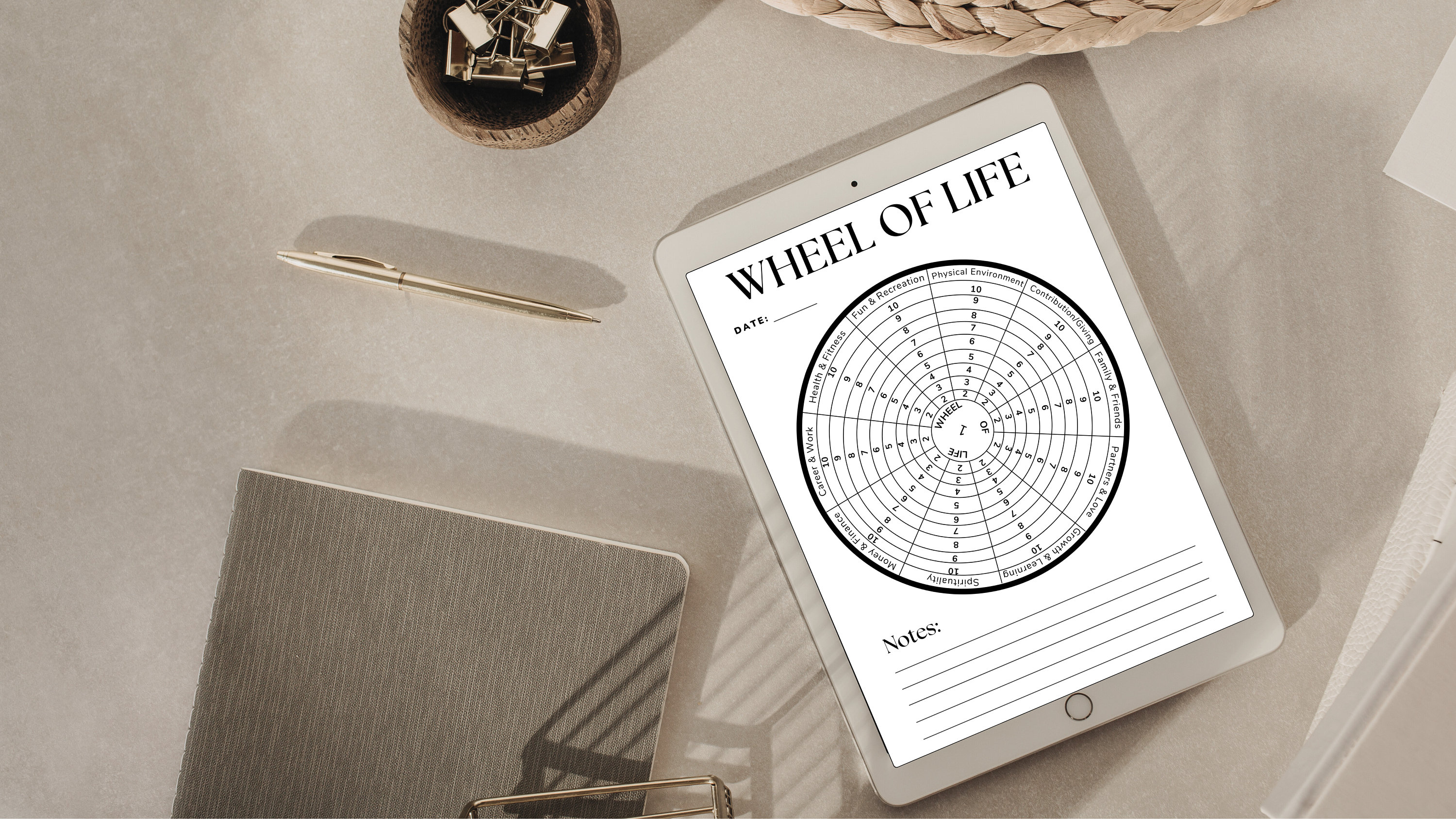 Wheel of Life Printable,printable Wheel of Life Kit,life Balance Wheel ...