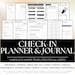 Daily Check in Digital & Printable Journal Mindfulness, Self-reflection ...