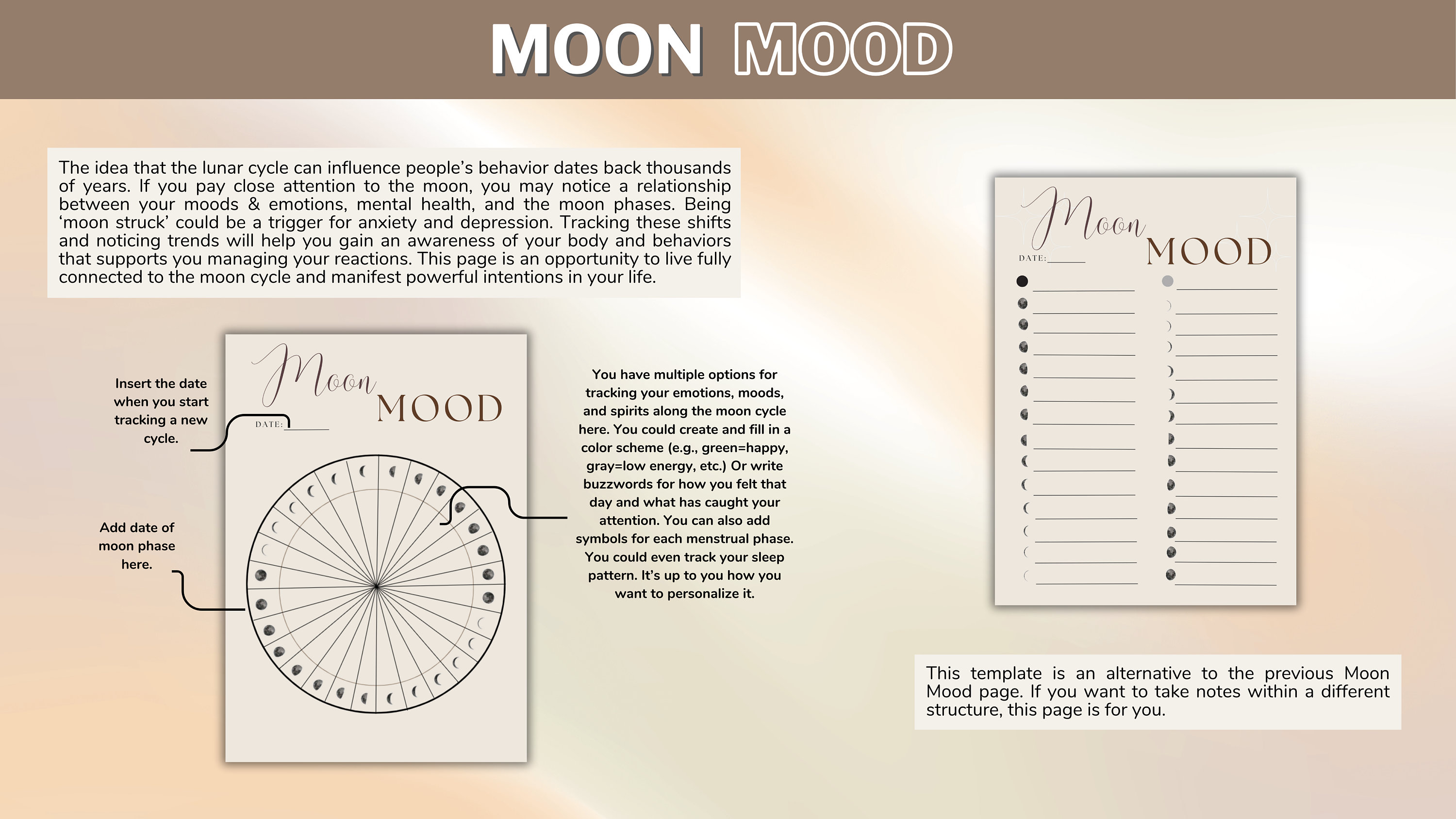 2025 Moon Planner, Moon Calendar, Moon Calendar, 2025 Moon Calendar ...
