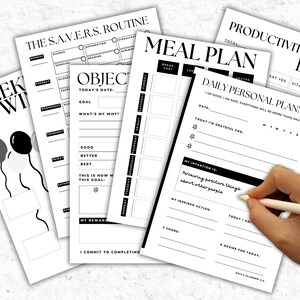 Digital Download Journal Printable Gratitude Smart Goal Setting Budget ...